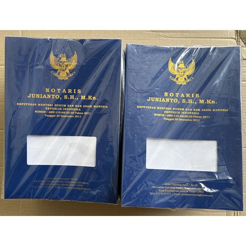 Jual Cover Akta Map Notaris & PPAT Custom Order - Kota Bandung ...
