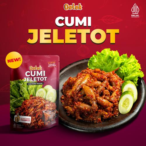 Jual Oelek Cumi Jeletot Oelek / Lauk Cumi Jeletot Cabai Merah/ Lauk ...