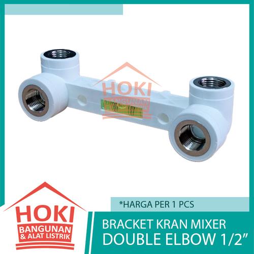 Promo BRACKET KRAN MIXER PANAS DINGIN - Dudukan / Braket Instalasi Luar ...