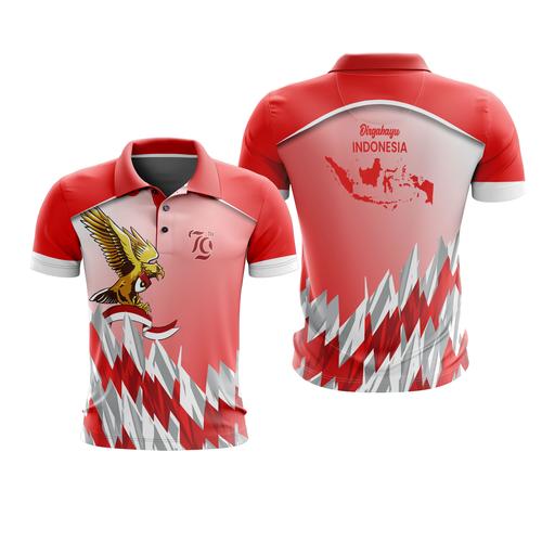 Jual Baju Polo Wangky Kaos Jersey HUT RI 79 Kemerdekaan Dirgahayu ...