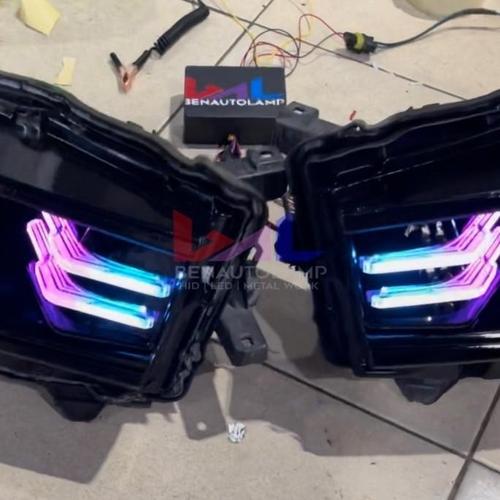 Jual Led Drl Slim Frame Cakar Innova Reborn G V Venturer Rgb Matrix ...
