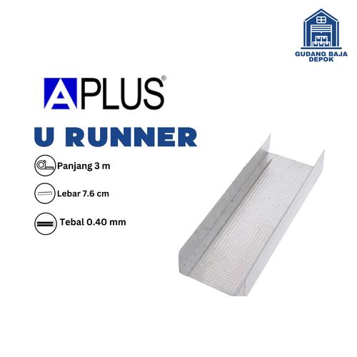 Jual Metal Runner U Baja Ringan / U Runner 3 Meter tebal 0,40 - Kota ...
