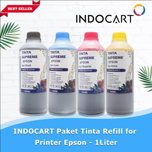 Jual INDOCART Paket Tinta Refill utk Printer HP Brother Canon Epson ...
