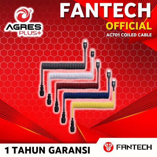 Jual FANTECH Coiled Cable Type C Aviator Kabel Keyboard Mechanical ...