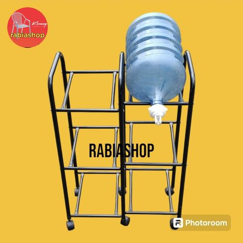 Promo Rak galon double 6 galon/galon miring - Kota Depok - rabiashop ...