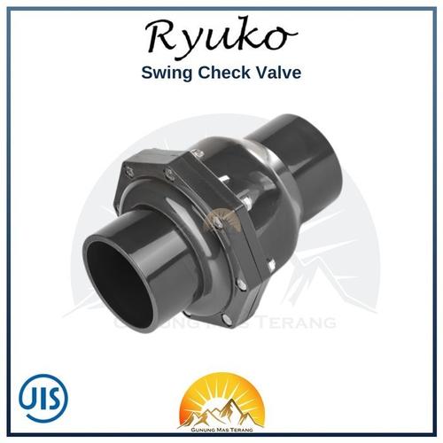 Jual Ryuko Premium Swing Check Valve 160 mm 6" Socket Ball Cek Valv Jis ...