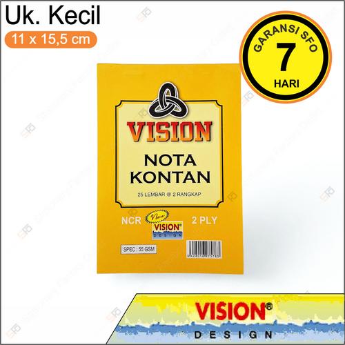 Jual Nota Kontan Vision 2 Rangkap Kecil - Kota Semarang - Stationery ...