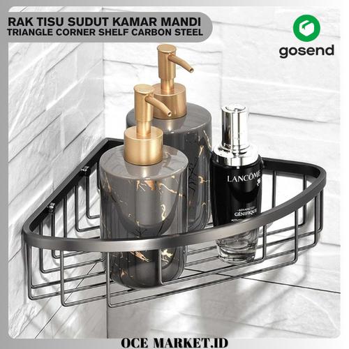 Promo Rak Tisu Sudut Kamar Mandi Bentuk Huruf V Bahan Carbon Steel ...