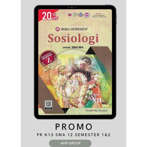 Jual Promo Buku Pr/Lks Sosiologi K13 Sma/Ma Kelas 12 Semester 1&2 Intan Pariwara Tahun 2024 ...