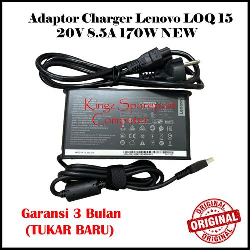 Jual Adaptor charger lenovo LOQ 15 20V 8.5A 170W NEW - MODEL KE 1 ...