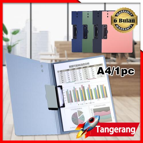 Jual Papan Jalan A4 Papan Ujian Clipboard Cover With File Organizer A4 ...