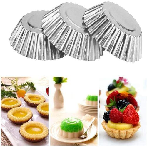 Jual Cetakan kue pie ukuran 7 cm loyang cetakan kue bahan alumunium isi ...