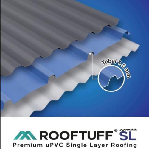 Jual Atap UPVC Rooftuff Single Layer - Kab. Bogor - Intiniaga_store ...