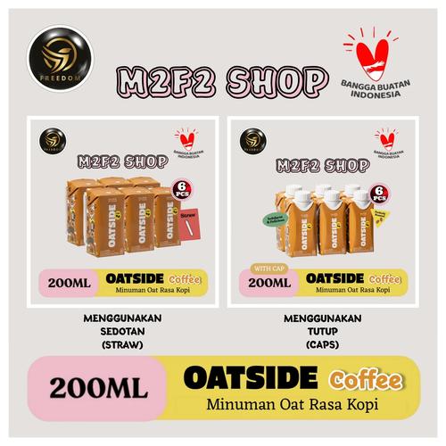 Jual OATSIDE Mini Coffee Oat Milk Susu Gandum Kotak UHT - 200 ml (6 Pcs ...