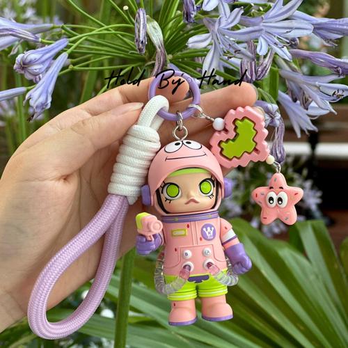 Jual Original Space Molly 100% Pop Mart Keychain Bag Pendant and Blind ...