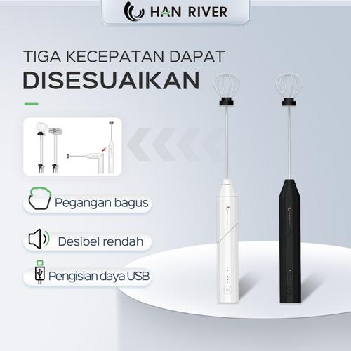 Jual Han River Folding Hand Mixer Pengaduk Kopi & Susu - Hitam ...