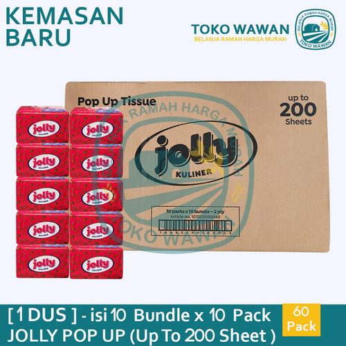 Jual Tissue JOLLY Kuliner Pop Up 150 Sheet / Tisu Meja 1 DUS isi 100 ...