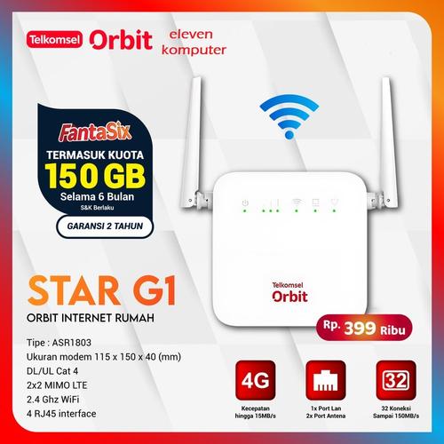 Jual Telkomsel Orbit Star G1 Modem Wifi 4G High Speed - Jakarta Utara - Eleven Komputer | Tokopedia
