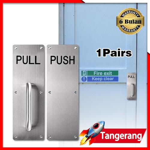 Jual Sign Plate Push Pull Plate Push Handle Stainless Gagang Pintu ...