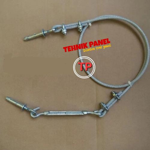 Jual Paket Tali Kawat Seling 6mm Lapis Pvc / Kawat seling Jemuran - 6 ...