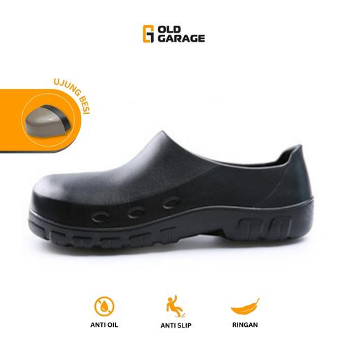 Jual Sepatu Kitchen Pria Chef Shoes Sepatu Chef Ujung Besi S106 - 42 ...
