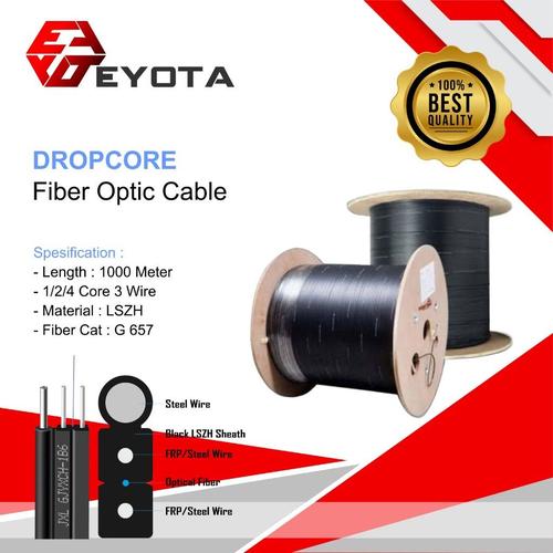Jual Kabel Fiber Optic 4 Core 3 Seling 1000M/ FO 4 Core 3 Sling 4Core ...