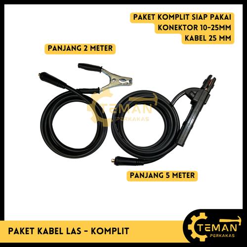 Promo PAKET KOMPLIT Kabel Las + Tang Las + Tang Massa (HITAM) / SET ...
