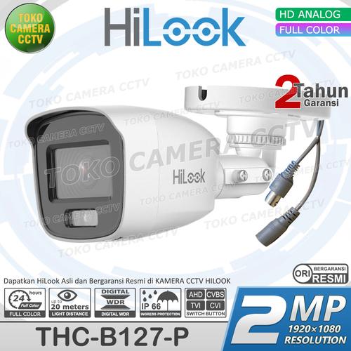 Jual KAMERA CCTV HILOOK 2MP COLORVU THC-B127-P CAMERA CCTV OUTDOOR ...