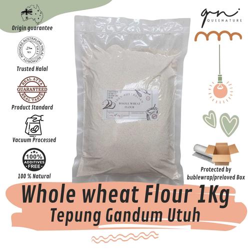 Jual Tepung Gandum Utuh halus / Whole Wheat Fine Australia 1 Kg ...