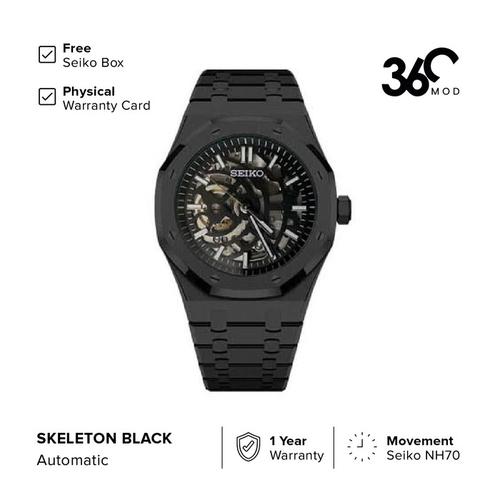 Jual Seiko RO Skeleton Black Automatic NH70 - Jakarta Barat - 360watch ...