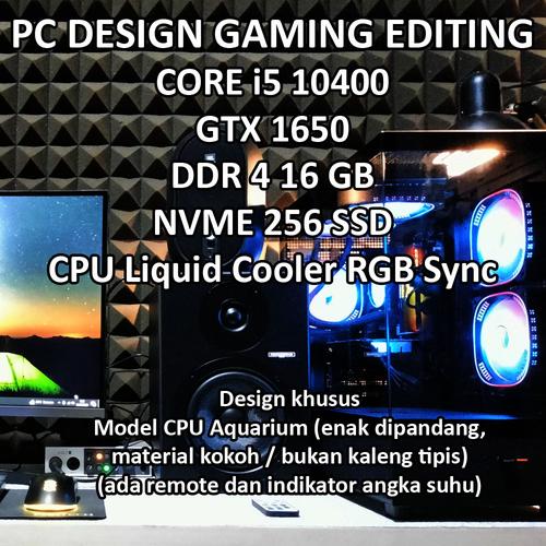 Jual PC DESIGN GAMING EDITING - CORE i5 10400 - DDR 4 16 GB - NVME 256 SSD - Jakarta Selatan ...