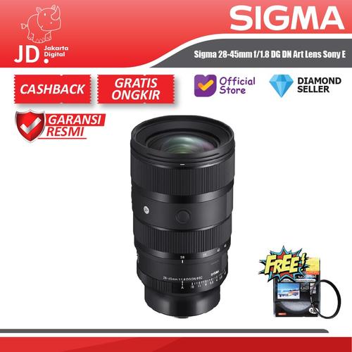 Promo Sigma 28-45mm f/1.8 DG DN Art Lens Sony E - Lensa Sigma 28-45mm ...
