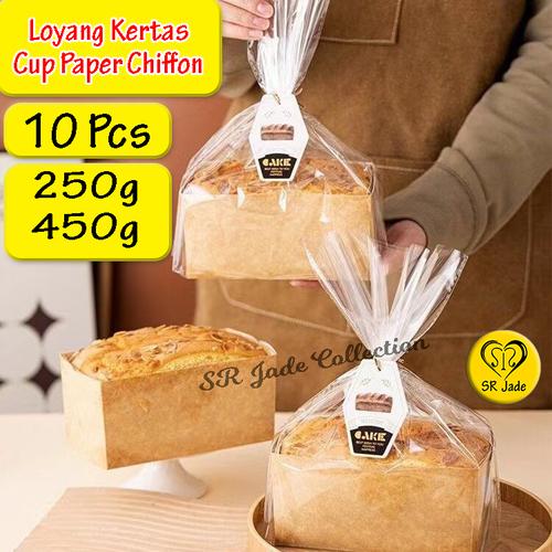 Jual [10 PCS] Loyang Kertas Roti Cup Paper Chiffon Kotak Paper Cup Tray ...