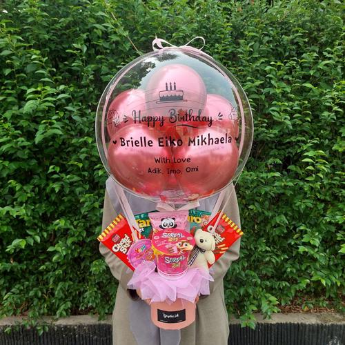 Jual Bouquet Bucket Balon/Buket Balon Snack (Modal A) utk Wisuda/Ultah ...