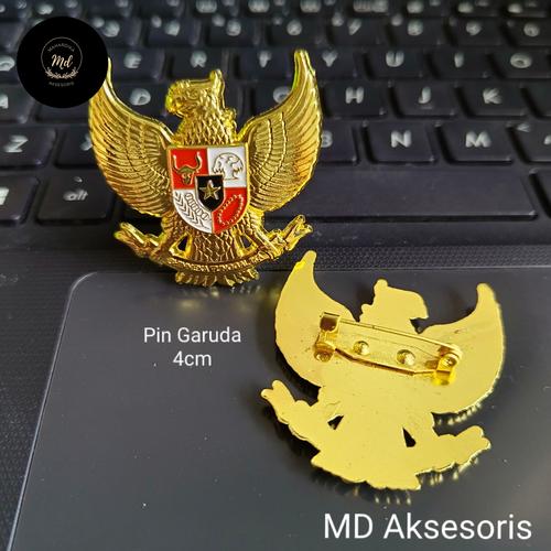 Jual Pin Garuda 4cm Pin Garuda Pancasila Pin Garuda Emas Bahan Kuningan ...