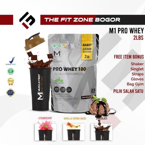 Jual Musclefirst M1 Pro Whey 100 2 Lbs Silver Series BPOM Halal ...