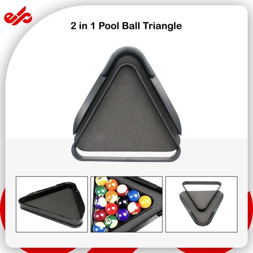 Jual Triangle Billiard Ball Rack 2 in 1 with Tray - Segitiga ...
