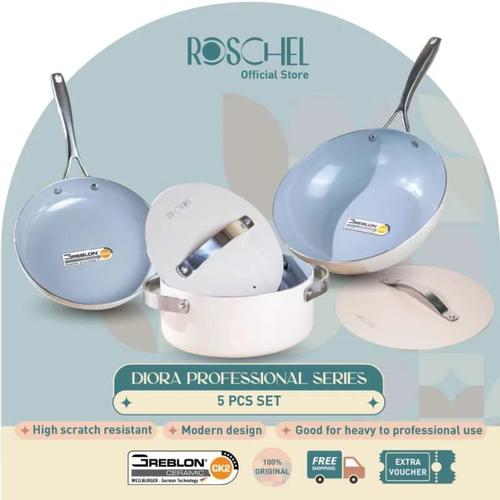 Jual Roschel RPP-005 / RPP 005 / RPP005 Diora Professional Series Panci Set 5Pcs - Kab. Bogor ...