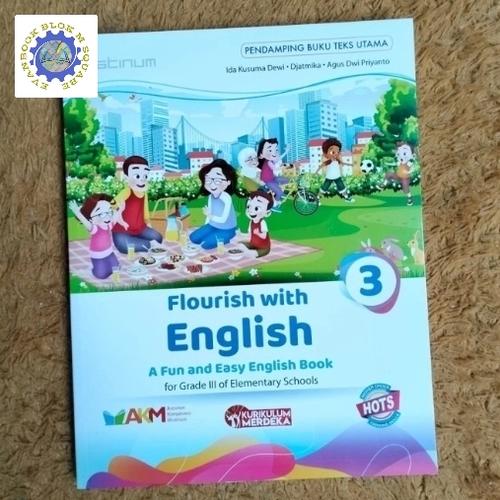 Jual BUKU FLOURISH WITH ENGLISH KELAS 3 III SD Mi kURIKULUM MERDEKA ...