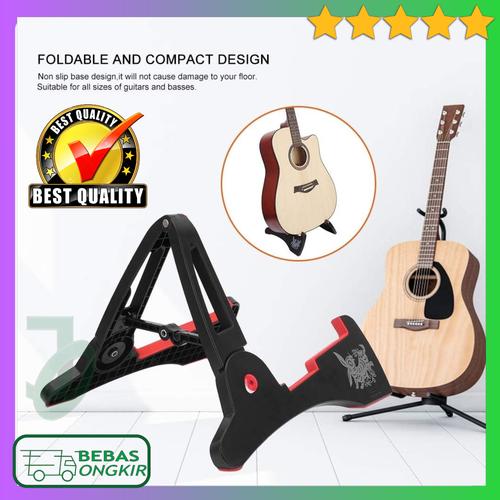Jual Stand Gitar Portable Foldable Guitar Holder AROMA AGS-03 - Jakarta ...