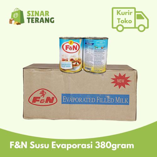 Jual 1 DUS susu cair evaporasi fn f&n evaporate ( evaporated milk ) isi 48 kaleng - Kota ...