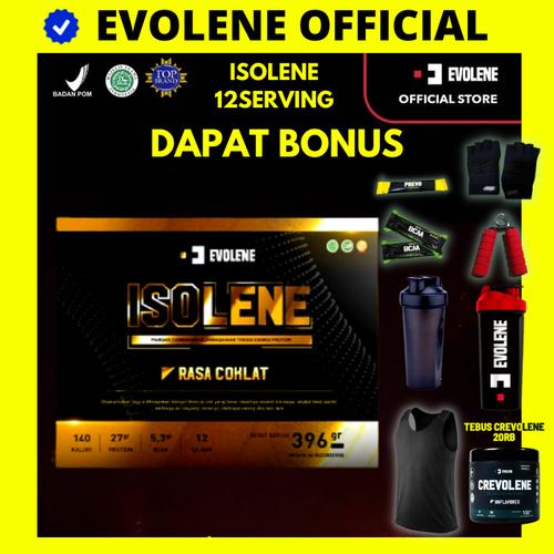 Jual ISOLENE 1 BOX 12 SACHET WHEY ISOLATE BPOM HALAL SUSU PROTEIN ...