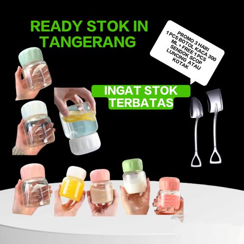 Jual ABADI 93 - TERMURAH Botol Minum Jus Kaca Botol Minum Air Mini Anti ...