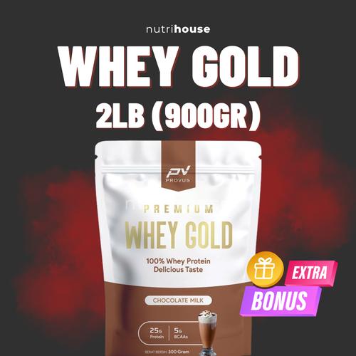Jual Provus Premium Whey Gold 2lbs 900gram 100% Whey Protein ...