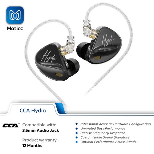 Promo CCA Hydro with Mic 2DD+8BA HiFi Earphones New IEMs In-ear Monitor ...