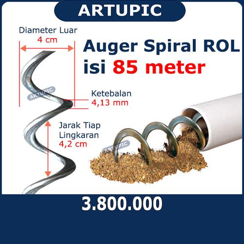 Jual Auger Spiral ROL isi 85 meter - Tempat Pakan Otomatis Ayam Feed ...