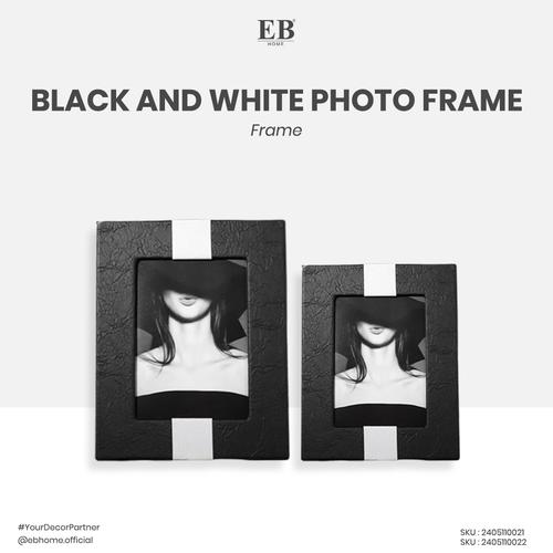 Jual Bingkai Foto Hias Meja Estetik Monokrom / Photo Frame EB Home 3521 ...