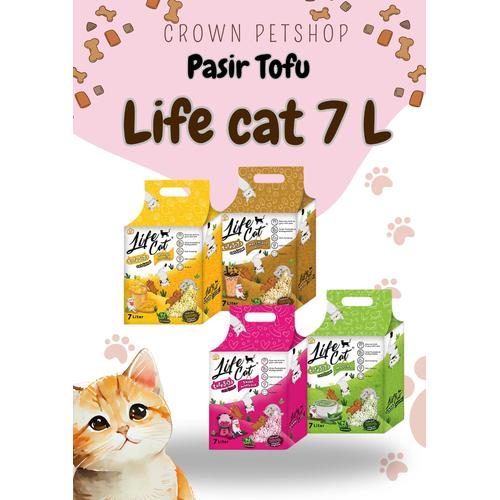 Jual Pasir Tofu Kucing LIFE CAT TOFU 7 LITER Gumpal Wangi - Jakarta ...