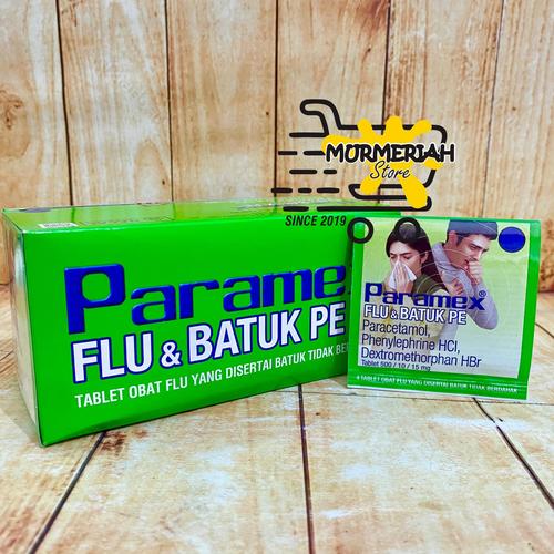 Jual PARAMEX FLU & BATUK Box isi 25 strip(100 tab) -Obat Flu dan Batuk ...