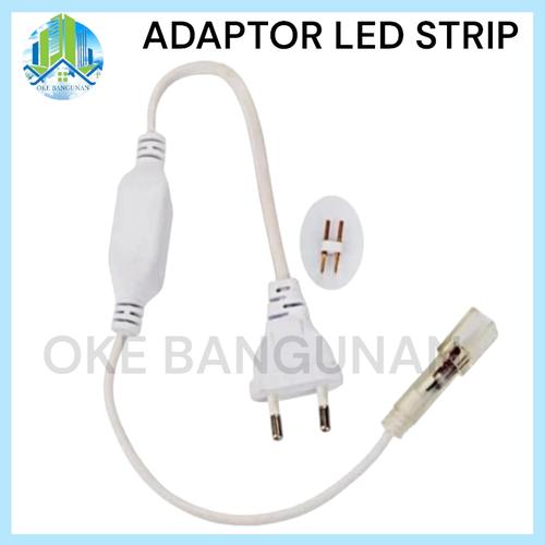 Jual Socket adaptor led strip selang / colokan lampu led strip selang ...